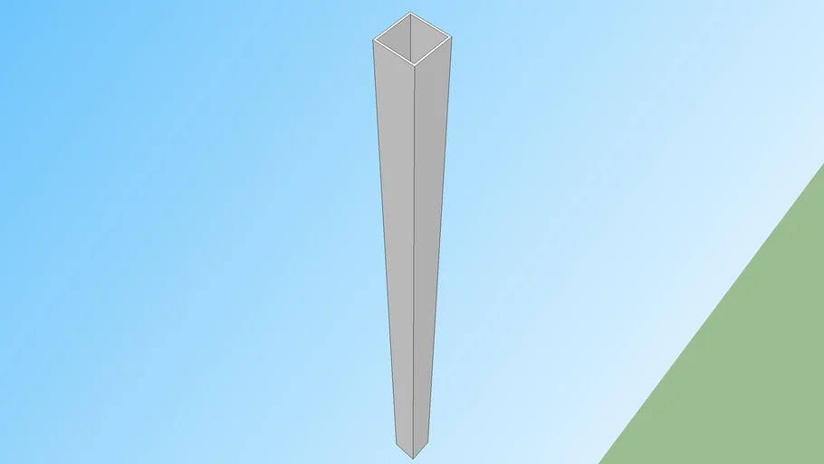 Square Tube Pipe | 3D Warehouse