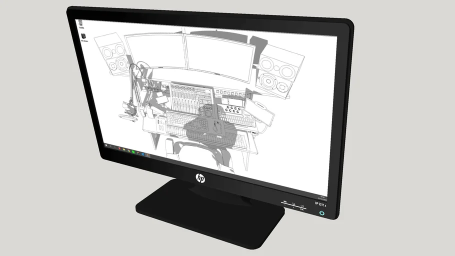 TV HP 2211x | 3D Warehouse
