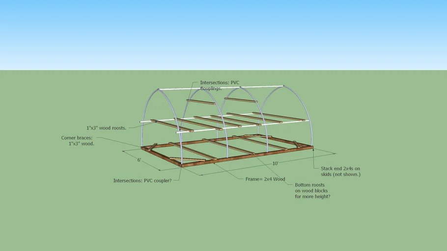 Awesome Farm Roost House Final | 3D Warehouse