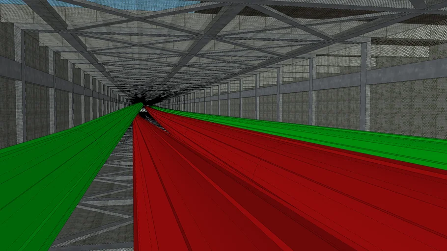 ARGO Architects ISEM- Intercontinental maglev track line- switch | 3D ...