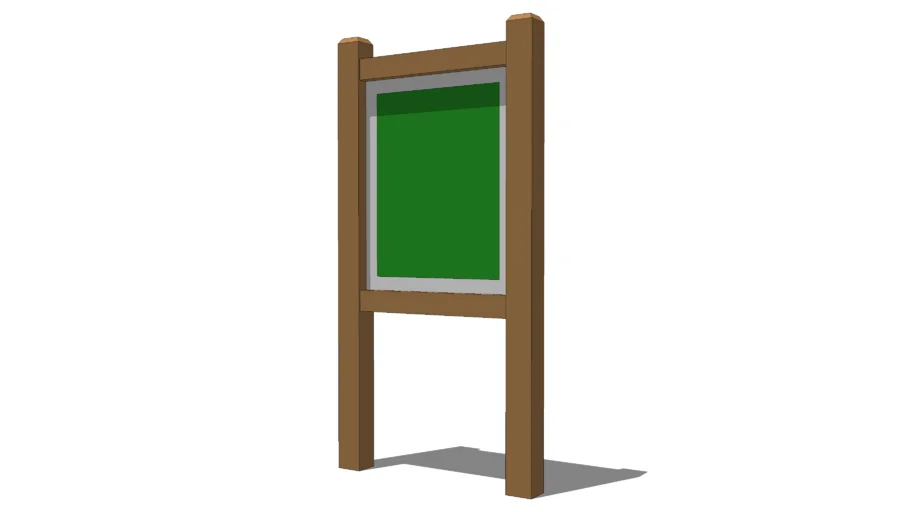 Trail exercise sign | 3D Warehouse