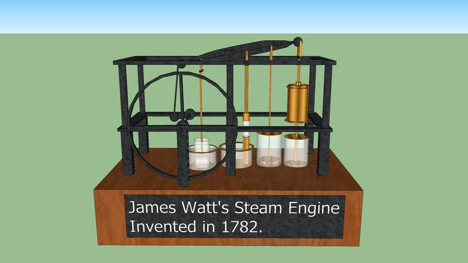 Steam Engine James Watt | 3D Warehouse