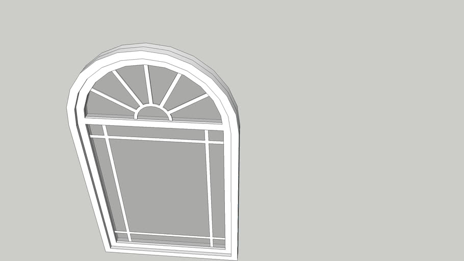 Arched Fixed Window | 3D Warehouse