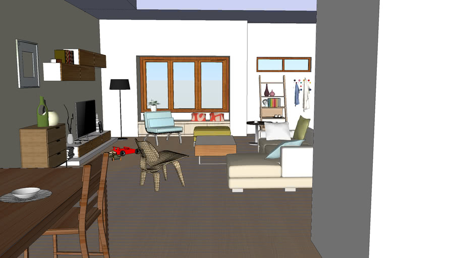 Living room and dinning Table.skp | 3D Warehouse