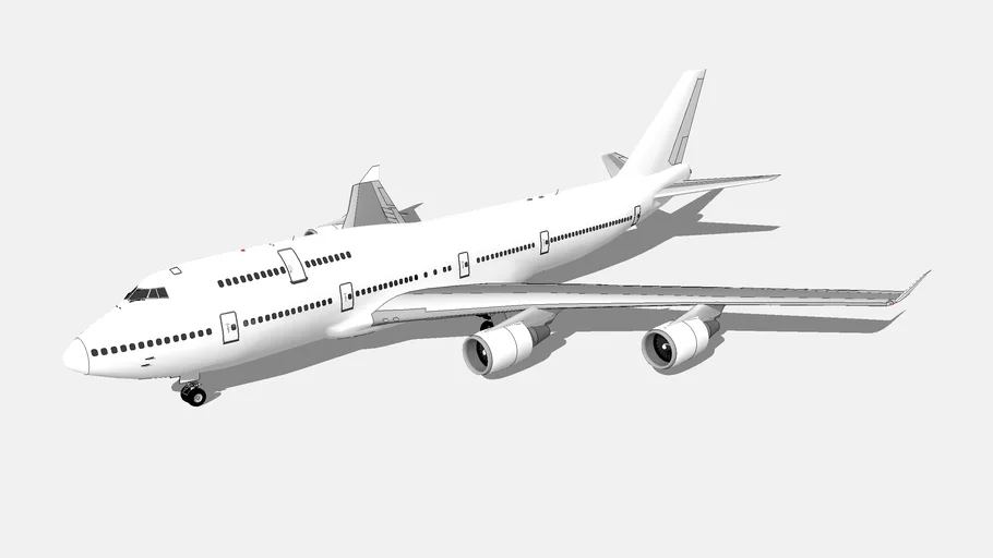 Boeing 747-400(ER) Template | 3D Warehouse