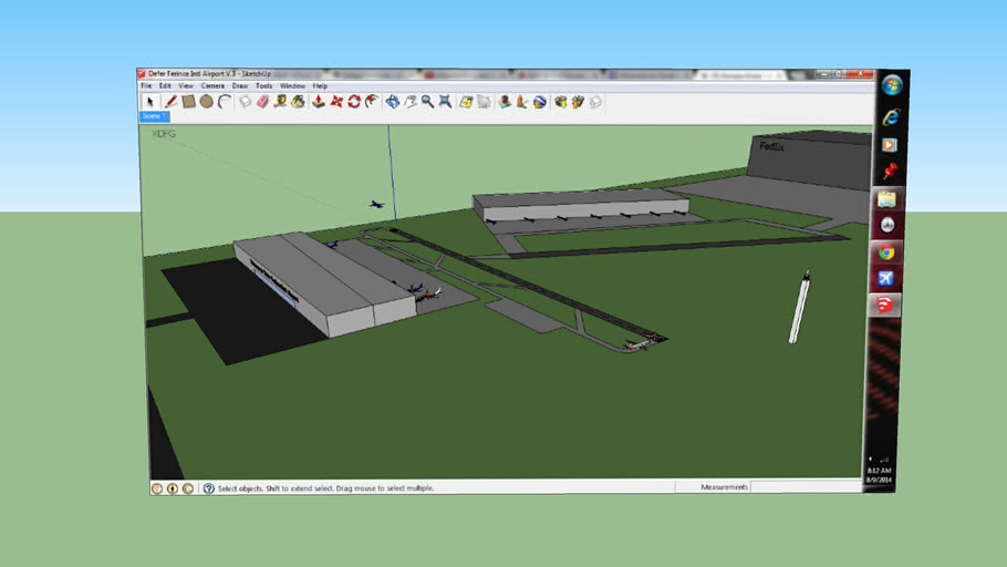 Defer Ferince International Airport (KDFG) (Version 1.3) | 3D Warehouse
