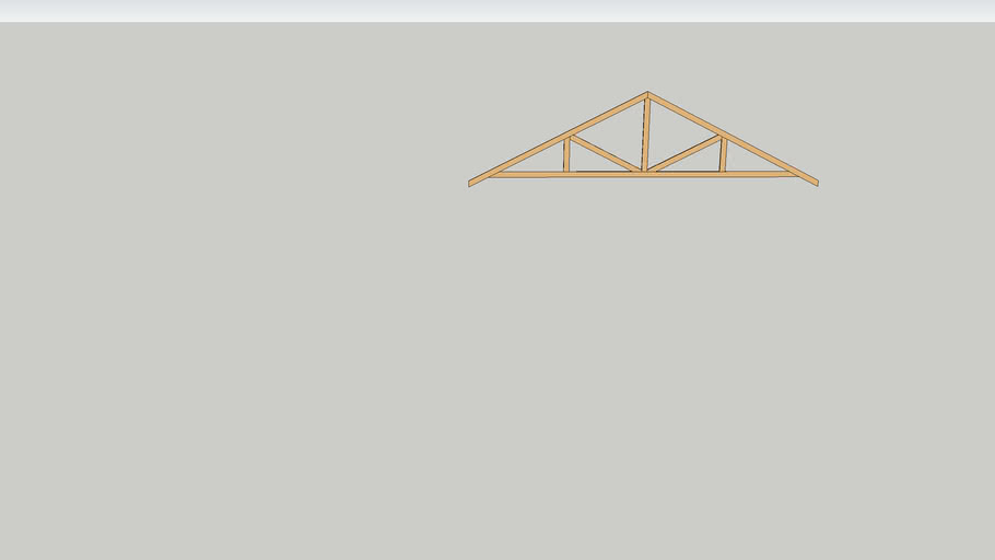 Timber Roof Truss | 3D Warehouse