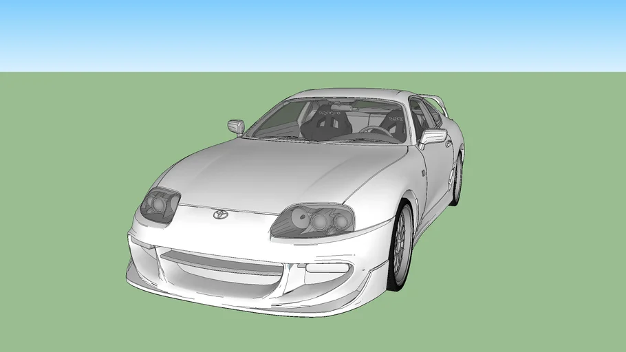 Brian's Toyota Supra turbo Furious 7 | 3D Warehouse