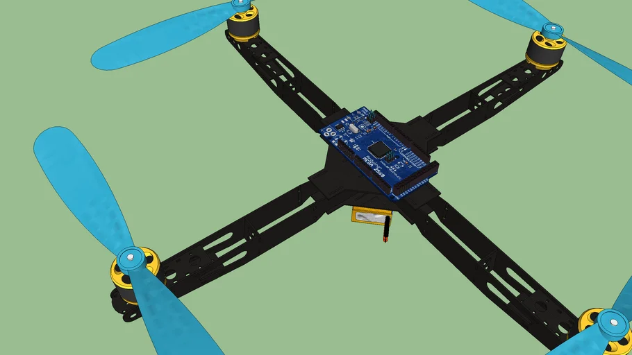 Quadcopter with ArduPilot autopilot | 3D Warehouse