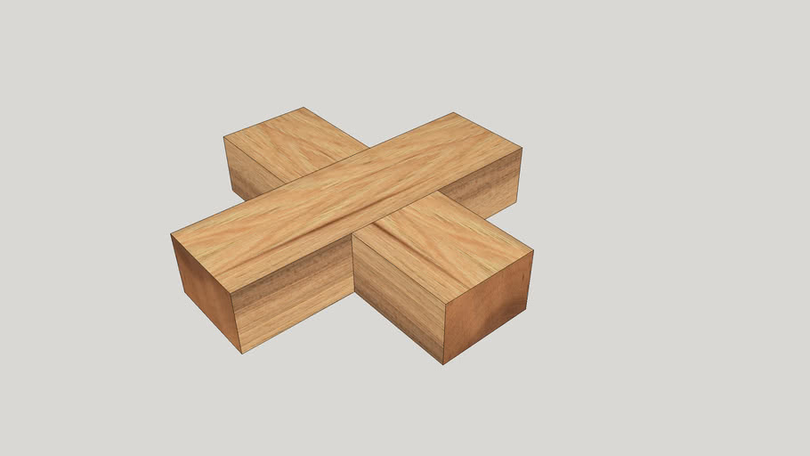Cross Halving Joint | 3D Warehouse