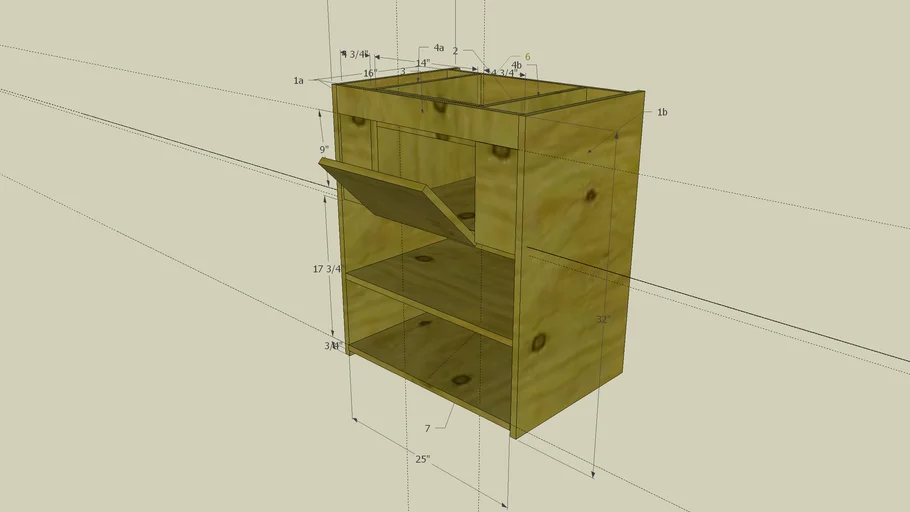 Router cabinet | 3D Warehouse