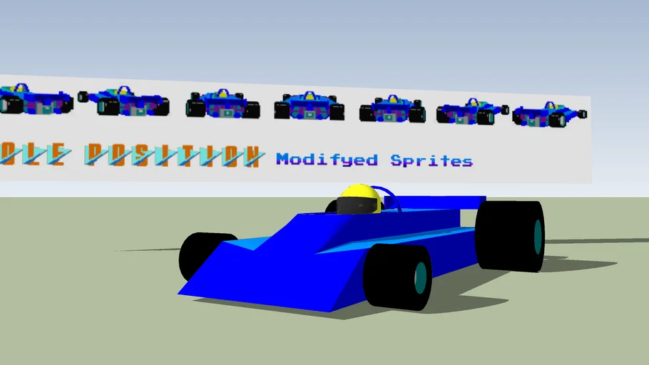 Pole Position Modified Sprite Car | 3D Warehouse