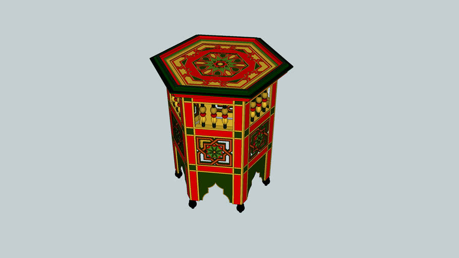 Moroccan side table | 3D Warehouse