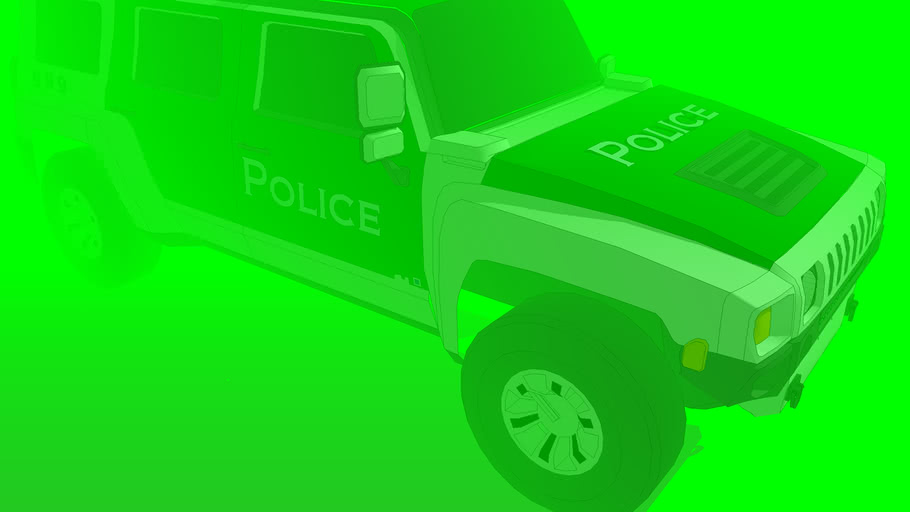 Hummer H3 Police car (dubai) | 3D Warehouse