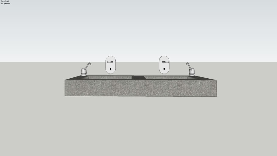 Double Wash Basin | 3D Warehouse
