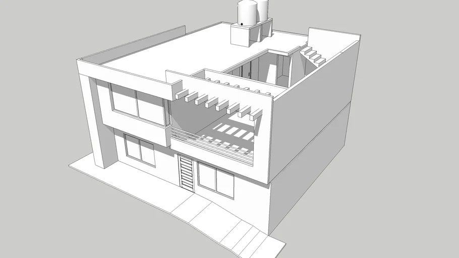 casa con terraza | 3D Warehouse