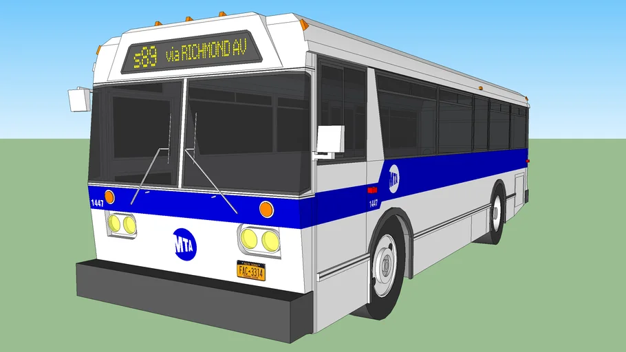 MTA New York City transit bus | 3D Warehouse