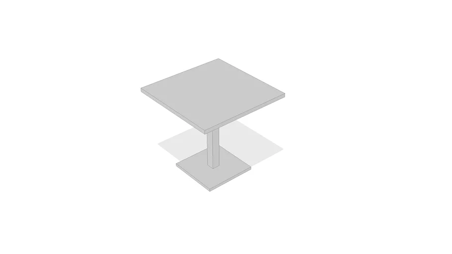 Coalesse EMU Round Square Table | 3D Warehouse