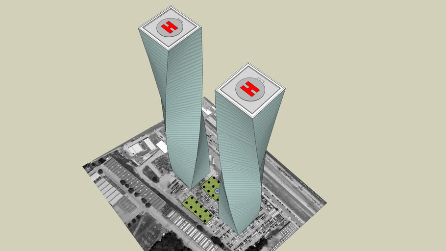 SONAE and EDP towers | 3D Warehouse