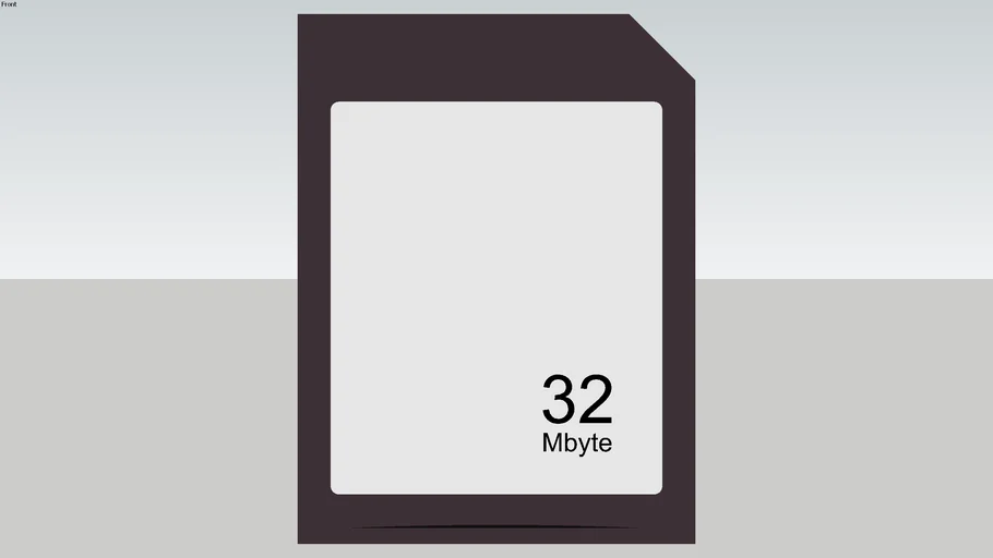 Carte SD 32Mb | 3D Warehouse