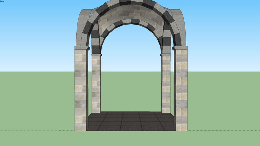 striped arches | 3D Warehouse