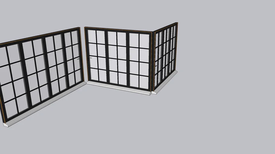 Steel windows | 3D Warehouse