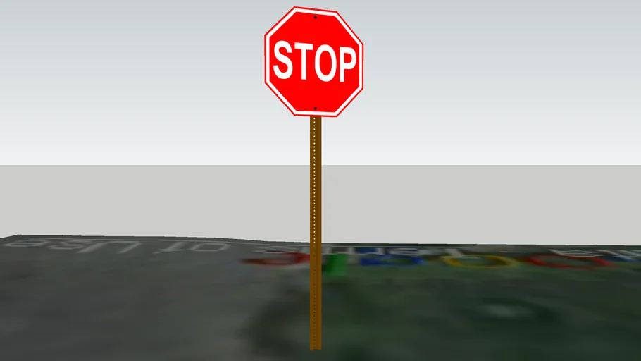 Stop Sign | 3D Warehouse
