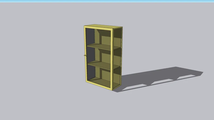 Glass cabinet | 3D Warehouse