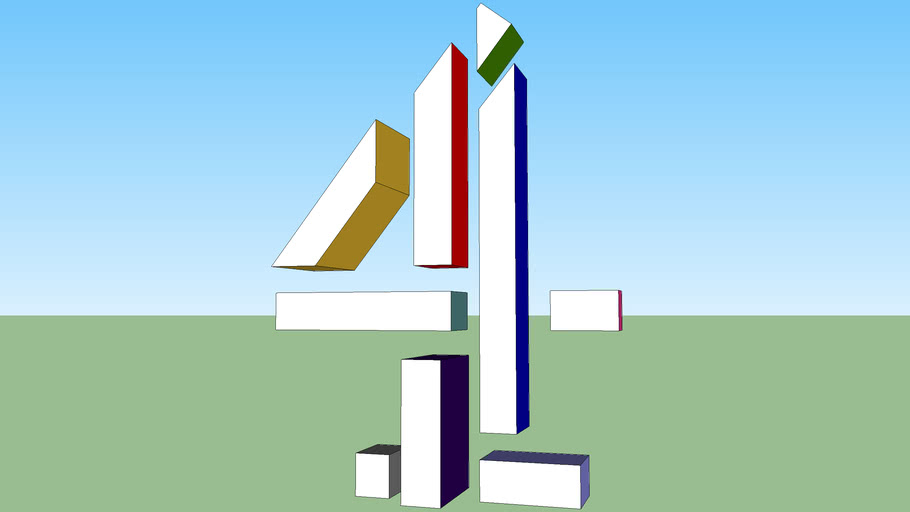 Channel 4 Logo | 3D Warehouse