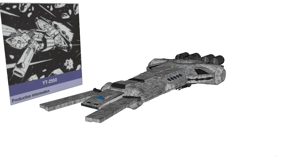 YT-2550 Corellian Engineering | 3D Warehouse