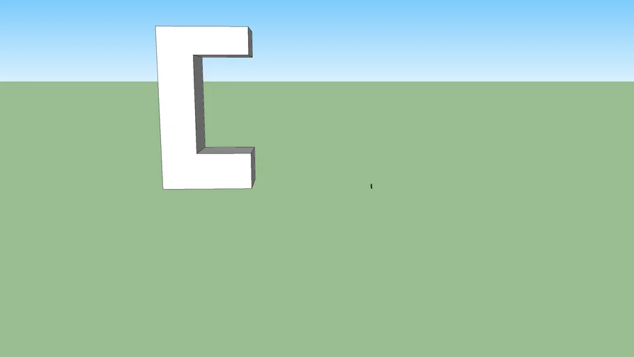 plain capital c | 3D Warehouse