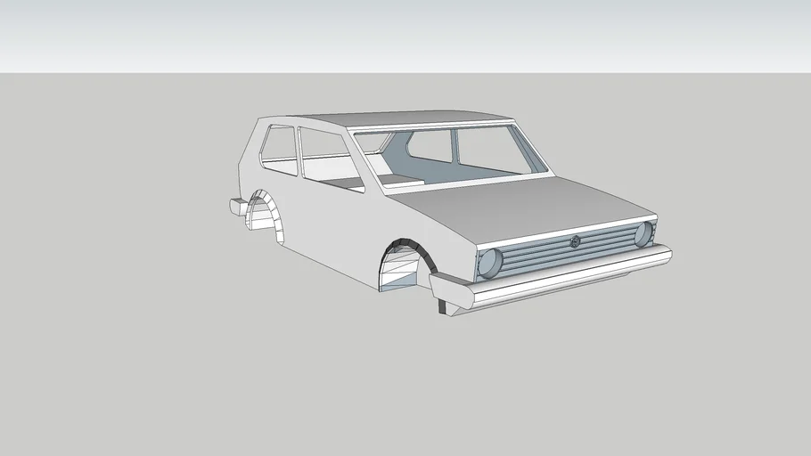 MK1 Golf Body Shell | 3D Warehouse