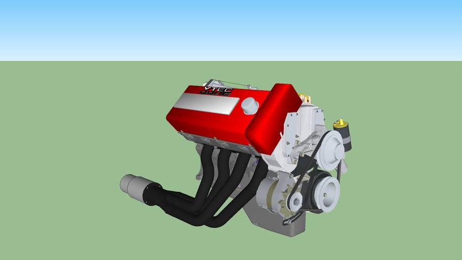 Honda B18 DOHC Vtec | 3D Warehouse