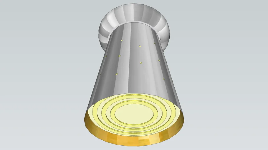 LIGHT FIXTURE - MCM ATOMIC CONE CEILING MOUNT | 3D Warehouse