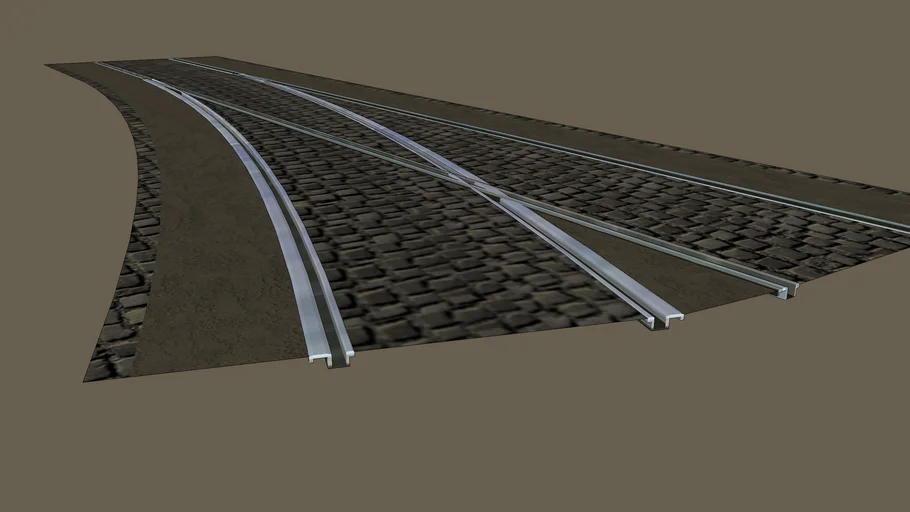 'Eco Rail.. 'Roadway Rail/Tram Track'... R/Point Old Steam Days.. | 3D ...