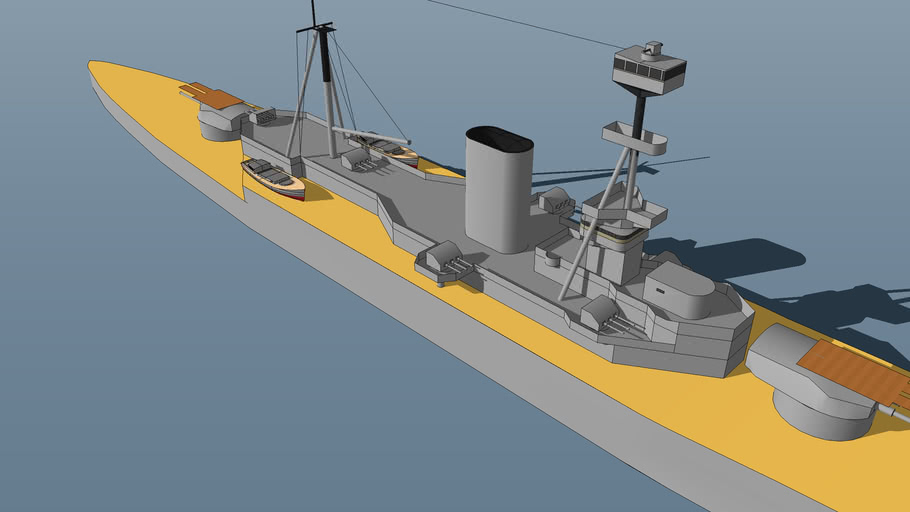 HMS Courageous 1917 | 3D Warehouse