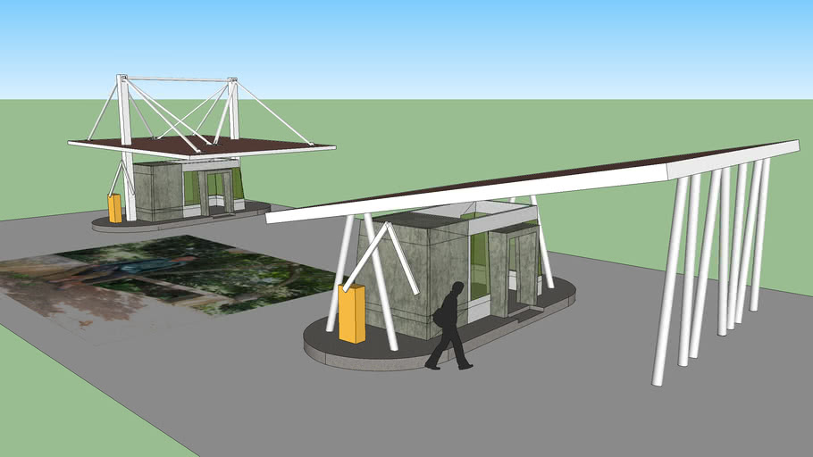 pos perumahan | 3D Warehouse