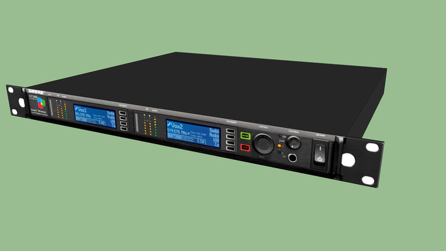 Shure Axient AXT400 | 3D Warehouse