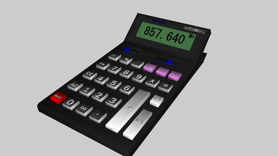 Calculadora dual power | 3D Warehouse