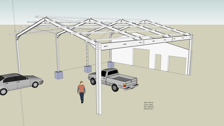 Portal Frame Building 2 | 3D Warehouse
