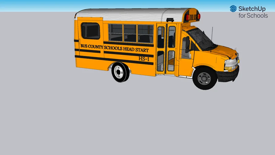 1999 Mid Bus Chevy Bus HS-1 | 3D Warehouse