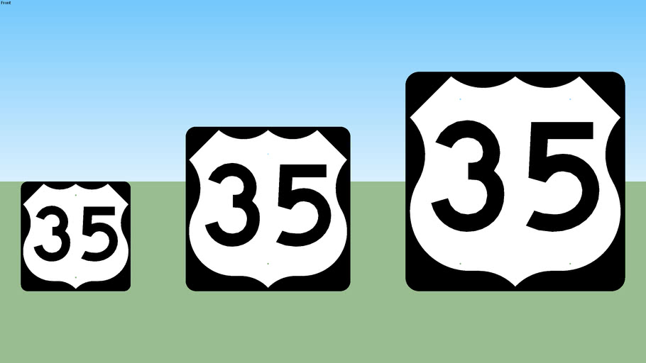 U.S. 35 Sign | 3D Warehouse