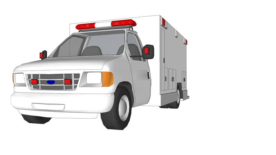 Ford Ambulance (Update) | 3D Warehouse