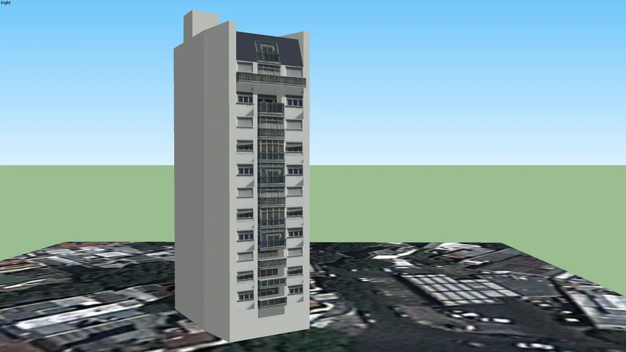 Edificio en Plaza Italia, La Plata | 3D Warehouse
