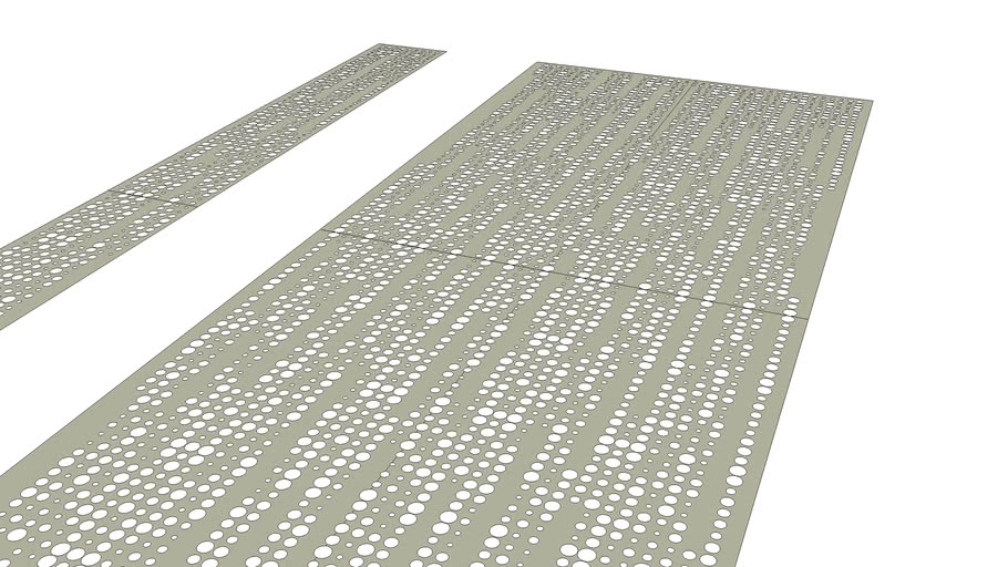 Dotted circles pannel sheets | 3D Warehouse