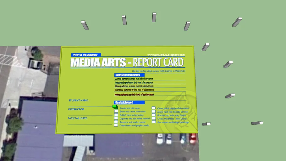 Media Arts Report Card | 3D Warehouse
