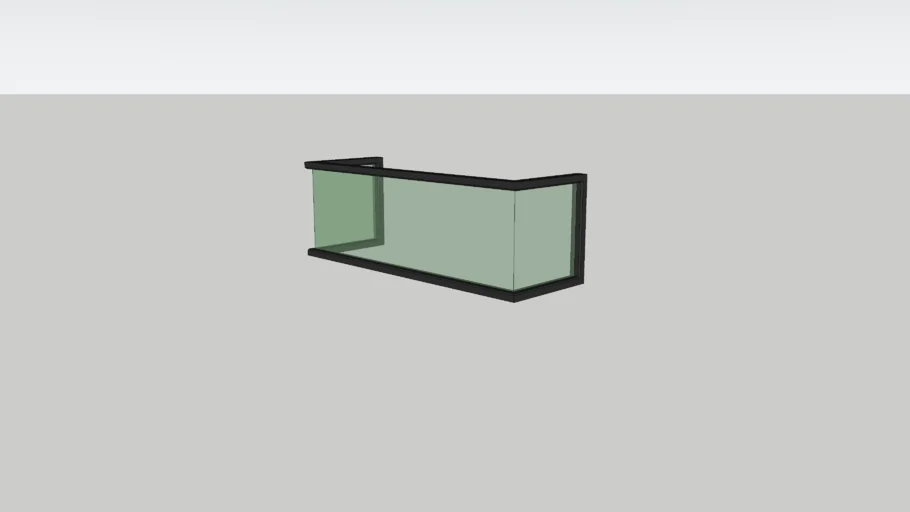 Modern sentry box corner window | 3D Warehouse