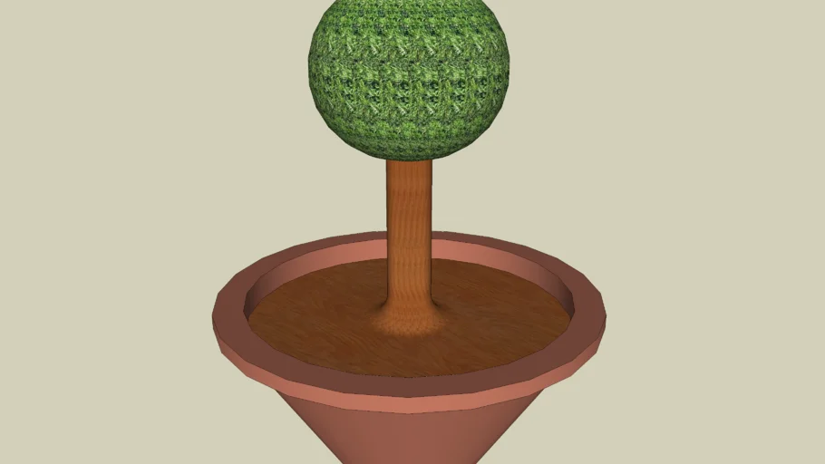 Tree in Pot | 3D Warehouse
