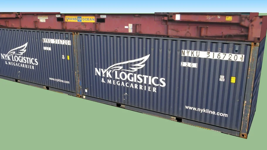 Container Double Stack | 3D Warehouse