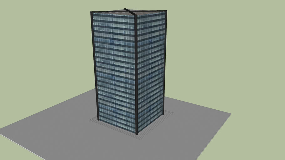 High Rise Glass Building | 3D Warehouse